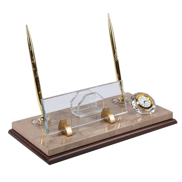 550 Ahşap Tabanlı Mermer Set | ALP PLAKET | REKLAM | PROMOSYON